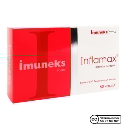 İmuneks Inflamax Optimize Zerdeçöp 60 Kapsül | Vitaminler