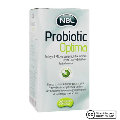 NBL Probiotic Optima 30 Tablet | Vitaminler