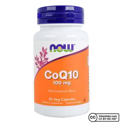 Now CoQ10 100 Mg 30 Kapsül | Vitaminler