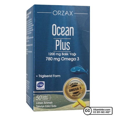 Ocean Plus Omega 3 1200 Mg 50 Kapsül | Vitaminler