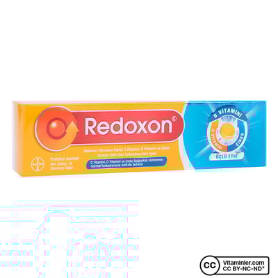 Redoxon 3'Lü Etki C, D Vitamini Ve Çinko 15 Efervesan Tablet - C ...