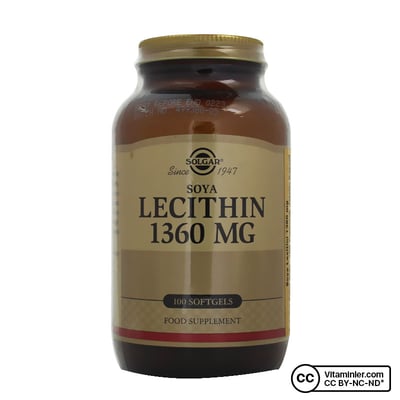 Solgar Lecithin 1360 Mg 100 Kapsül | Vitaminler